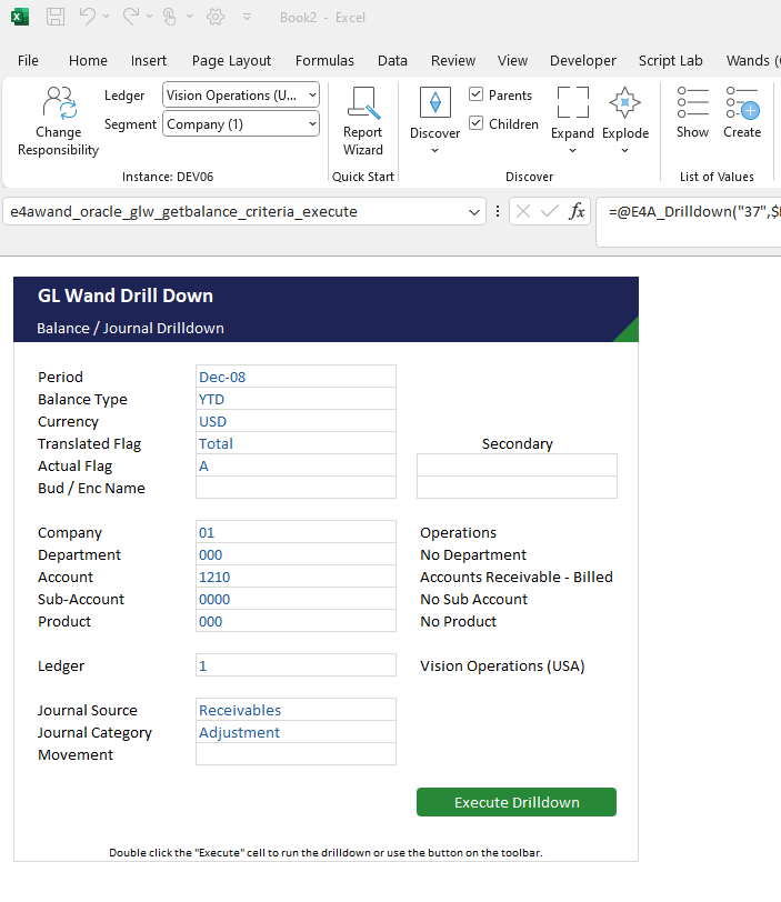 Subledger SLA Custom Columns – Wands for Oracle