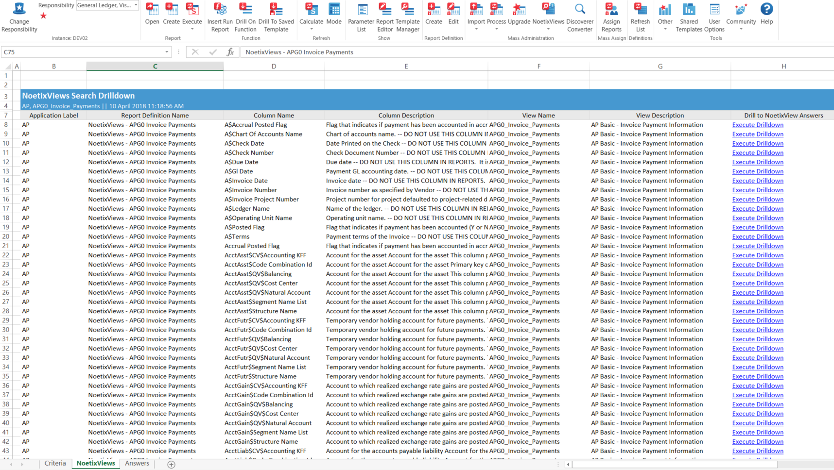 Search Answers – Wands for Oracle