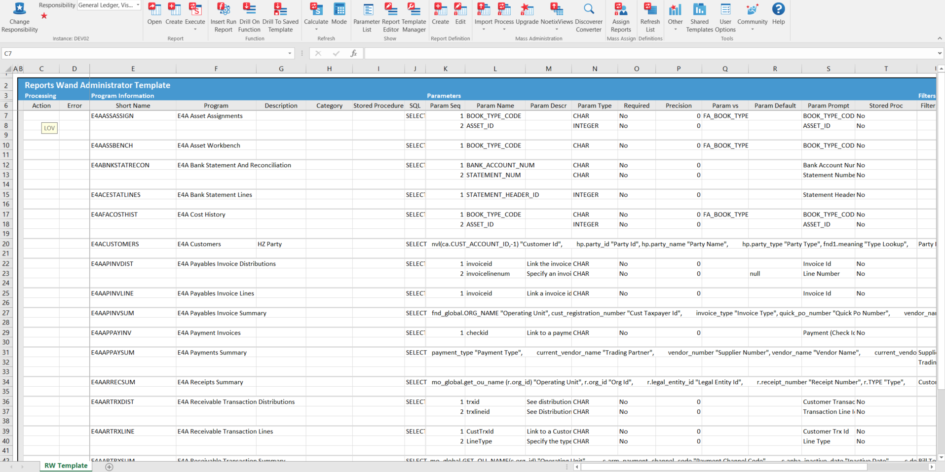 Upgrade Version 4 Report Definitions – Wands for Oracle