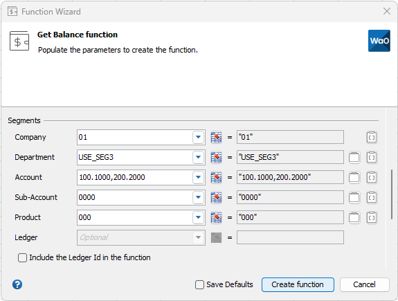 Segment Combination Criteria – Wands for Oracle