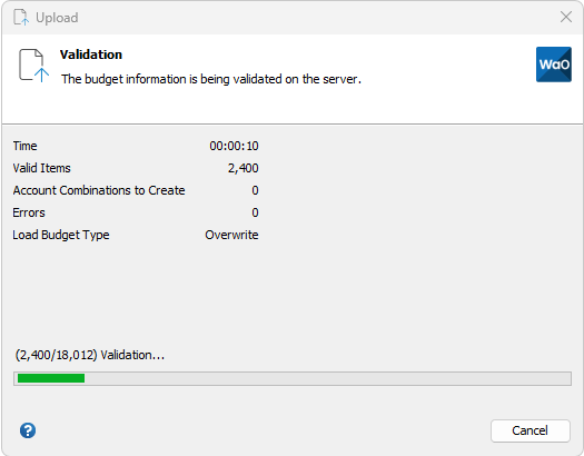 Loading Budgets – Wands for Oracle