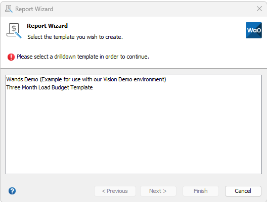 Budget Report Wizard – Wands for Oracle