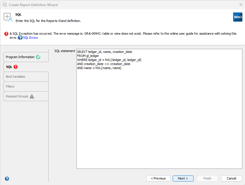 Create – Wands for Oracle