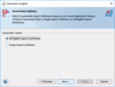 Reports Wand Getting Started – Wands for Oracle