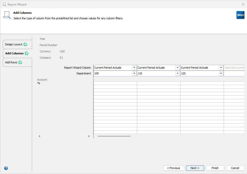Add Columns - GL Wand – Wands for Oracle