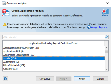 Reports Wand Getting Started – Wands for Oracle